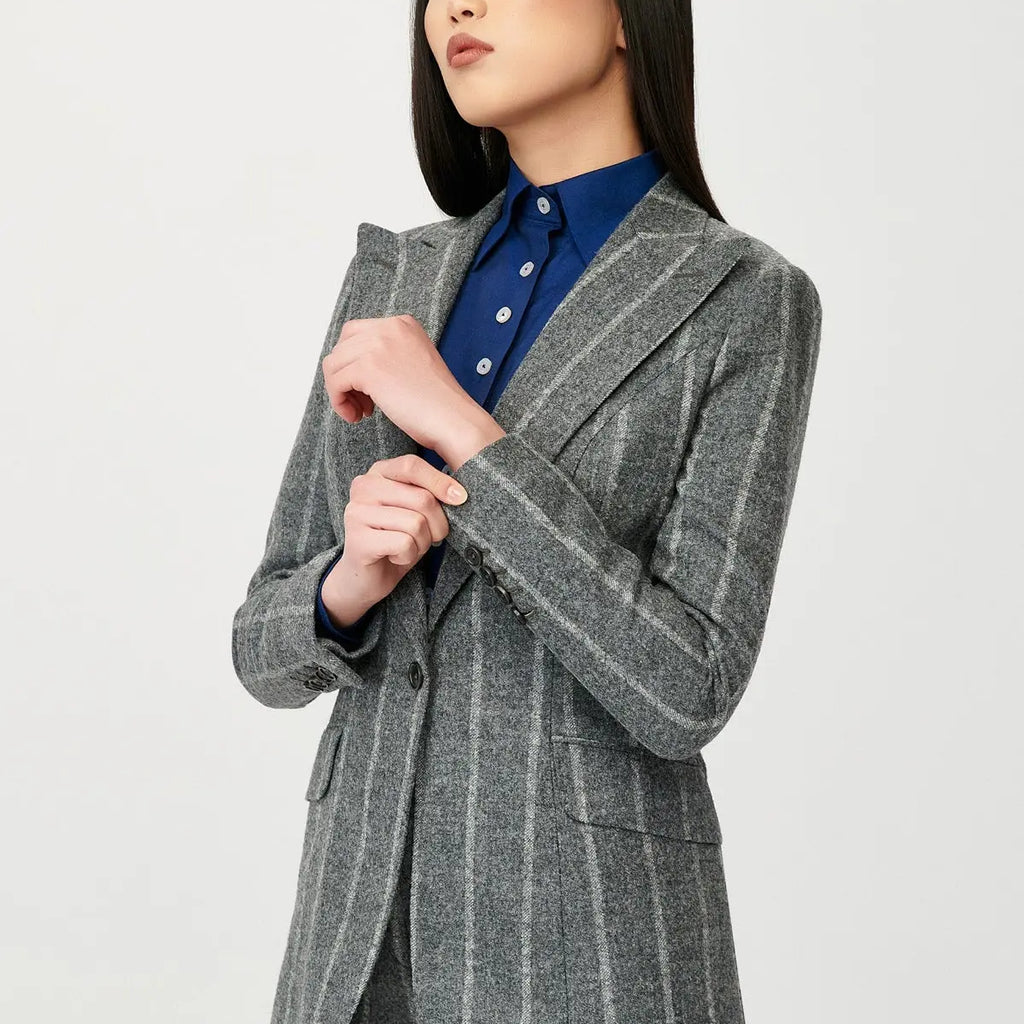 Esme Single Breasted Stripe Suit - Alexandra Dobre